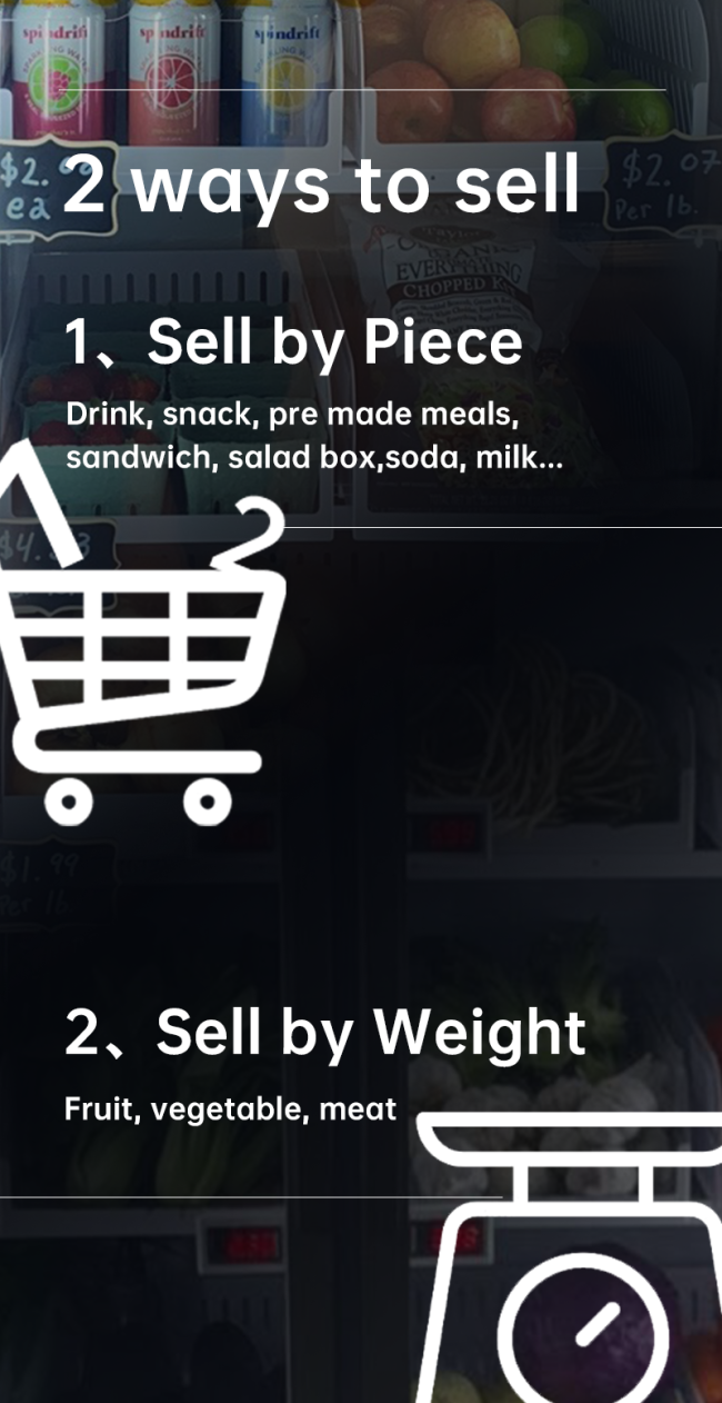 Big Capacity Touch Screen Snack Drink Smart Fridge Open Door Vending Machine