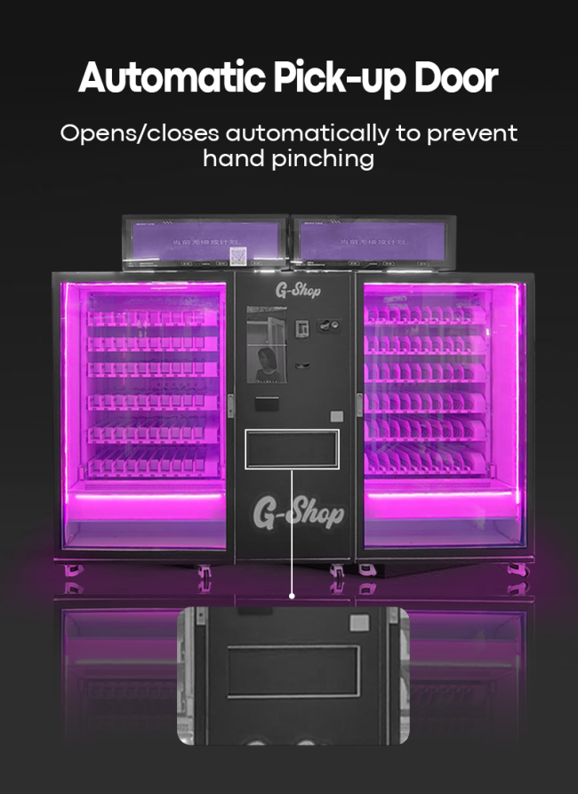 Large Combo Vending Machine two in one snacks cigarette vending machine with eU age verifier