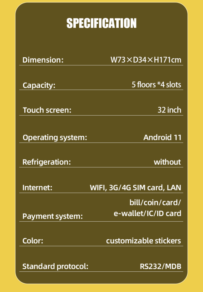 Pokémon Automated Retail Vending Machine with Touch Screen for Pokémon TCG Cards Pikachu
