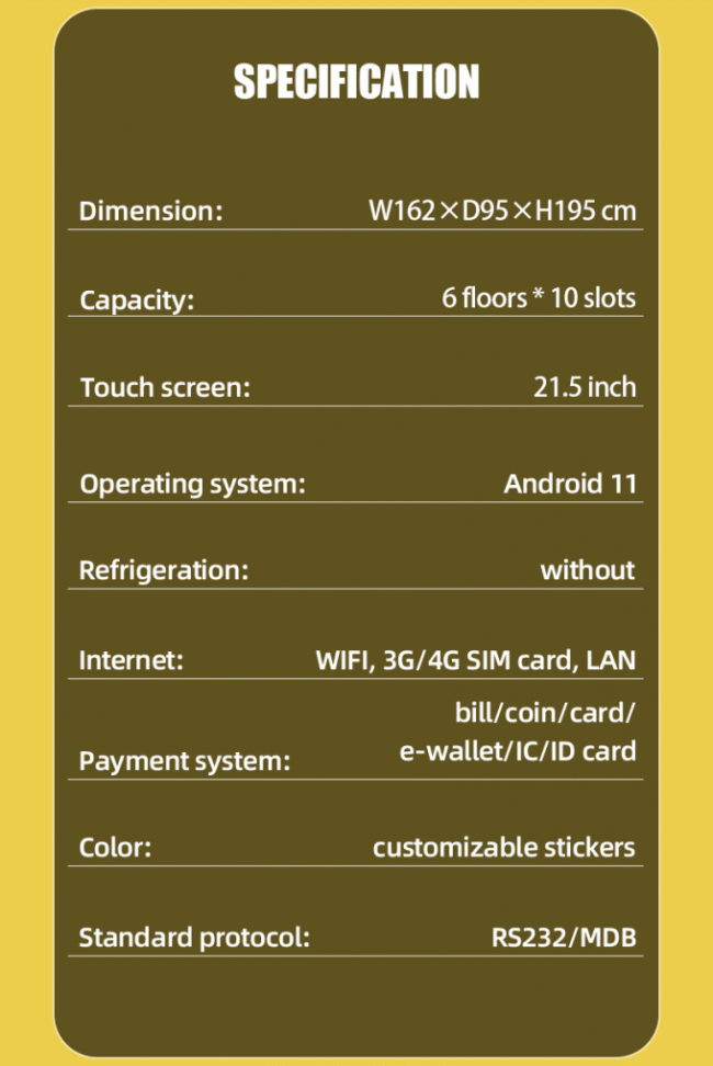 Monster Collection Vending Machine front view