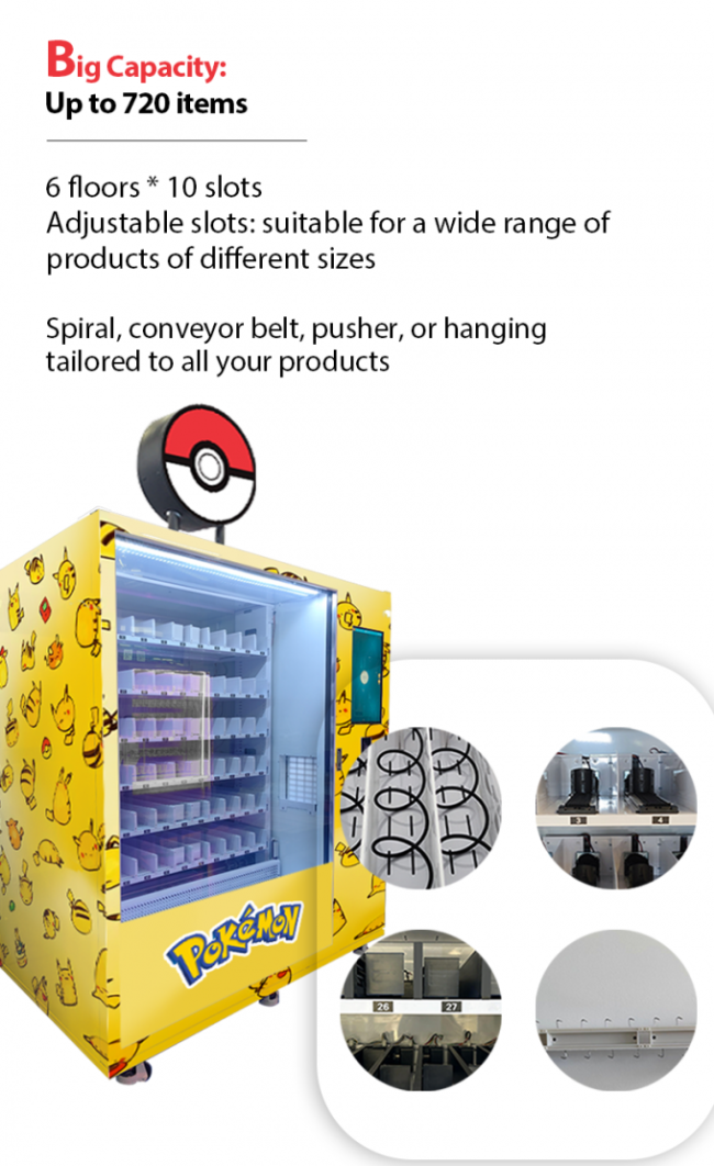 Monster Collection Vending Machine with multiple units