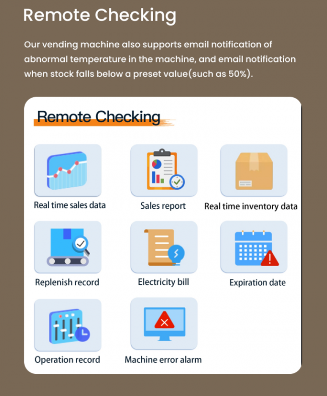 Intelligent Algorithm AI-Powered Vending Machine For Snacks Drinks Fresh Food Fruits Grab And Go Fridge 16