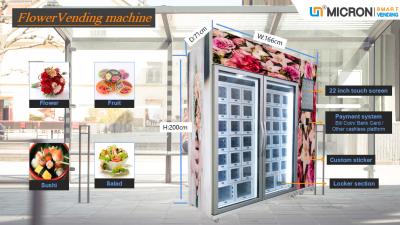 Cina Grande refrigerante rispettoso dell'ambiente fresco extra del distributore automatico del fiore del mazzo R290 in vendita