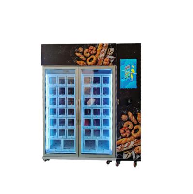 China Frozen Meat Vending Machine With Cooling System Touch Screen Card Reader for sale