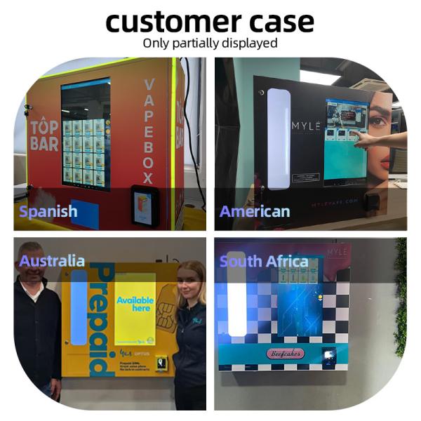 da scrivania Mini vending machine per sigarette elettroniche con controllore di età Nayax Carder