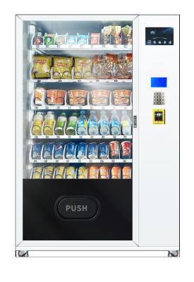 China Micron Commercial Cheap Snack Drink Vending Machine With Card Reader Coin Cash Payments for sale