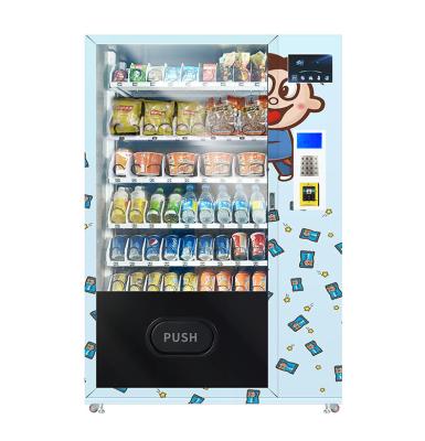 China Micron Commercial Cheap Snack Drink Vending Machine With Card Reader Coin Cash Payments for sale