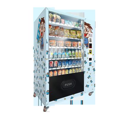 China Micron Commercial Cheap Snack Drink Vending Machine With Card Reader Coin Cash Payments for sale