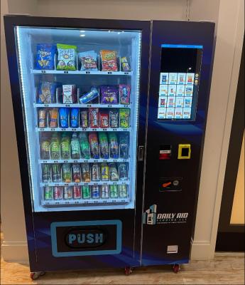 China Self Service Snack Beverage 662 Cold Drinks Vending Machine with Telemetry Elevator Infrared for sale