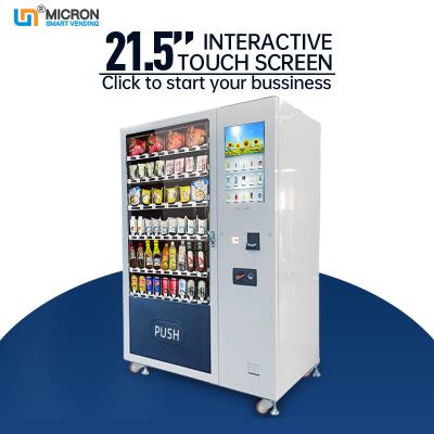 China Shopping Mall Remote Control Smart Vending System Snacks Cold Drinks Bottle Vending Machine for sale