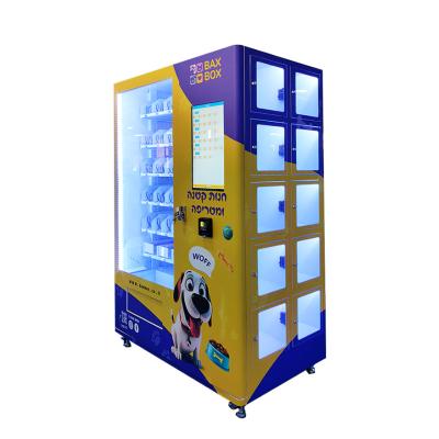 China Customized Spiral Lockers Combination Vending Machine For Dog Cat Food Treats Toys Pet Vending Machine for sale