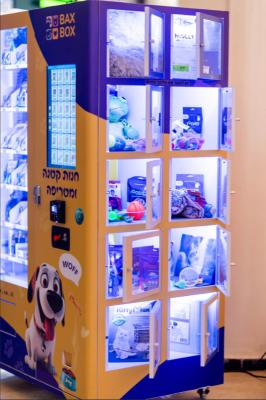 China Customized Spiral Lockers Combination Vending Machine For Dog Cat Food Treats Toys Pet Vending Machine for sale