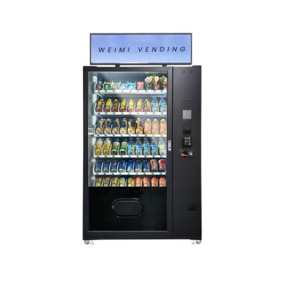 China Commercial smart Snack Drink Vending Machine With Extra Screen For Branding Price Promotion for sale