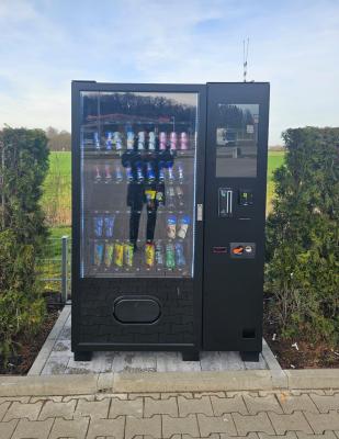 China 110-220V/50-60HZ Máquinas de venda automática de autoatendimento W1280mm*D830mm*H1930mm Porta de vidro desnevoador à venda