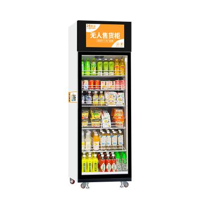 Cina Intelligente algoritmo AI-powered vending machine per snack bevande frutta fresca cibo afferrare e andare frigorifero in vendita