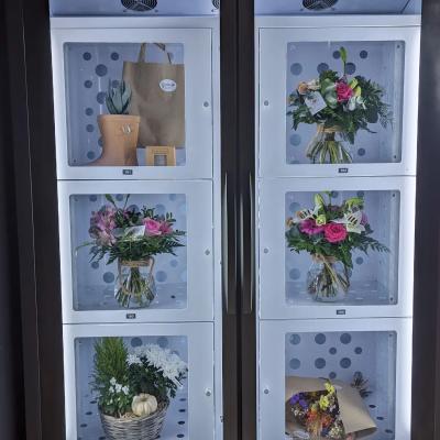 Chine Vendeuse de casiers pratique et moderne pour les bouquets de fleurs fraîches avec écran de 21,5 pouces à vendre