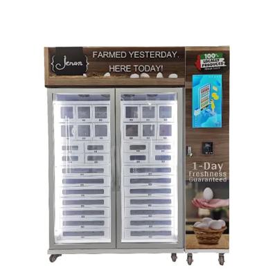 21.5 inch Touch Screen Locker Vending Machine W166*D71*H217 Cm Optimale eiopslag met geautomatiseerde koeling