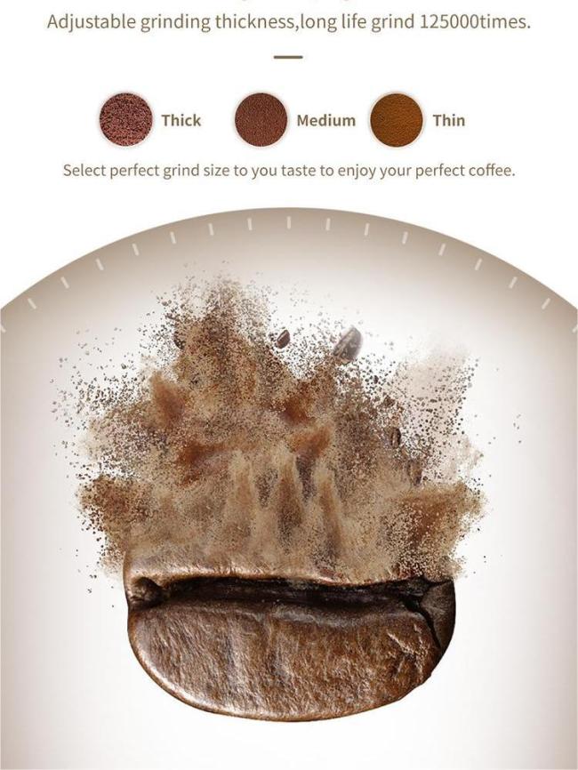 Detailed view of coffee dispensing mechanism
