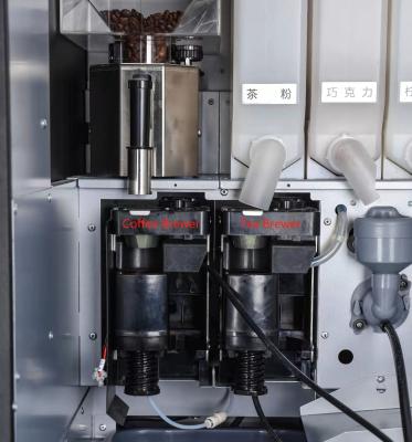 China Máquina de venta de café de pie para el café proteína batido té fácil conveniente manera de obtener un café diario en venta