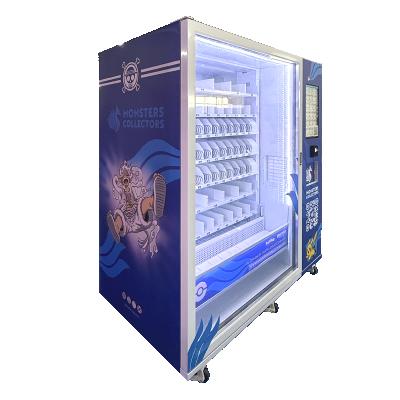China 270-720 Capacity Monster Collection Vending Machine with Cooling System 3-20°C and 24V Electric Heating Defogging for sale