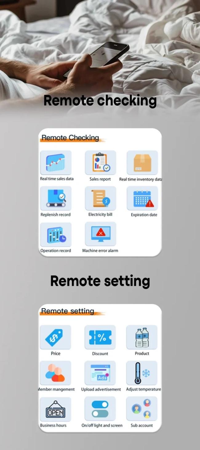 Jewelry vending machine operation panel