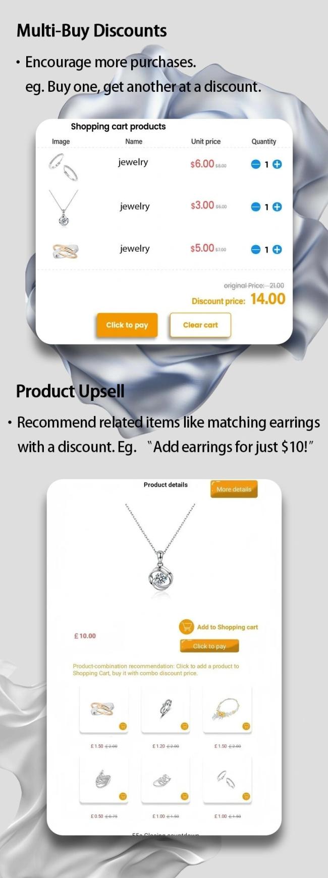 Jewelry vending machine close-up