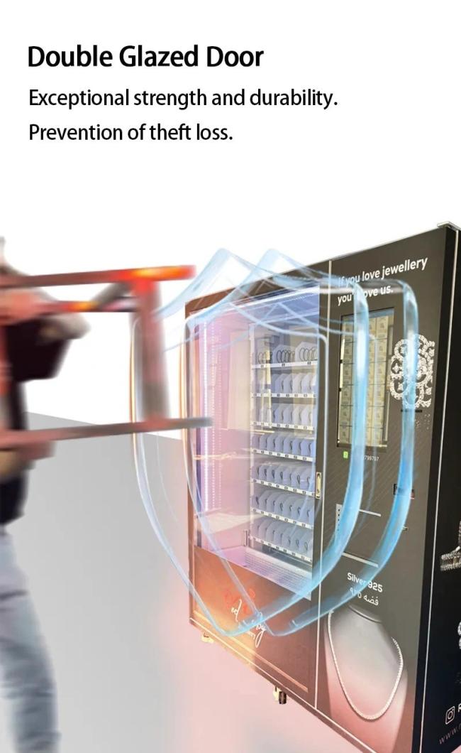 Jewelry vending machine security system