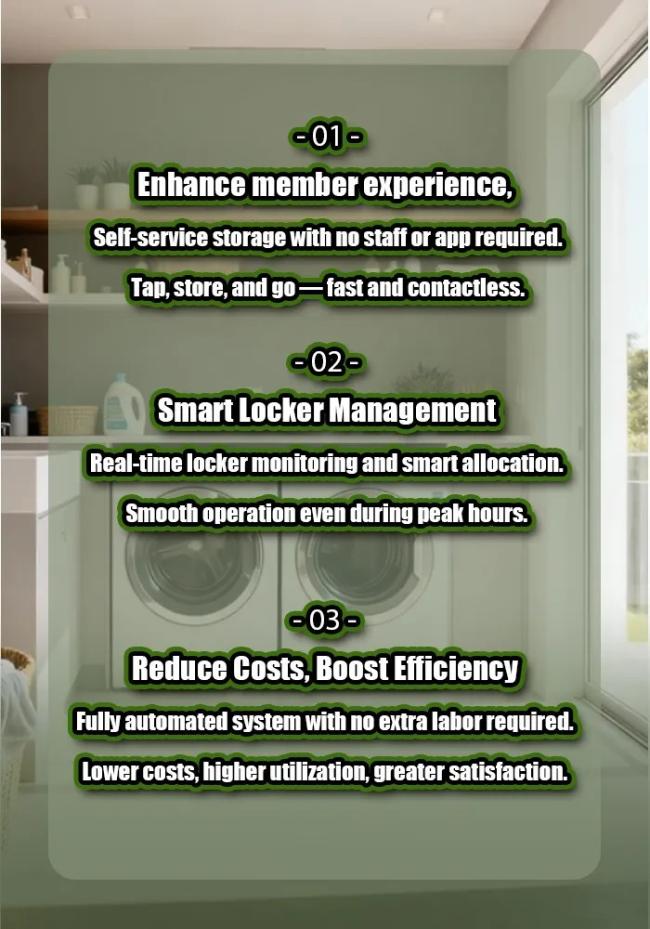 Laundromat vending machine installed in apartment complex