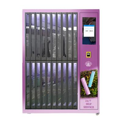 China 24/7 Unmanned Locker Vending Machine with 20 Lockers and 21.5 Inch Touch Screen for Gym Gear Rental System for sale