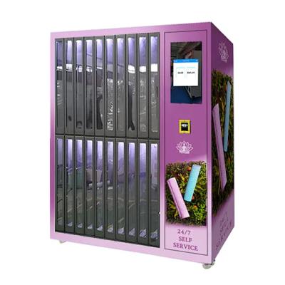 China 24/7 Unmanned Locker Vending Machine with 20 Lockers and 21.5 Inch Touch Screen for Gym Gear Rental System for sale