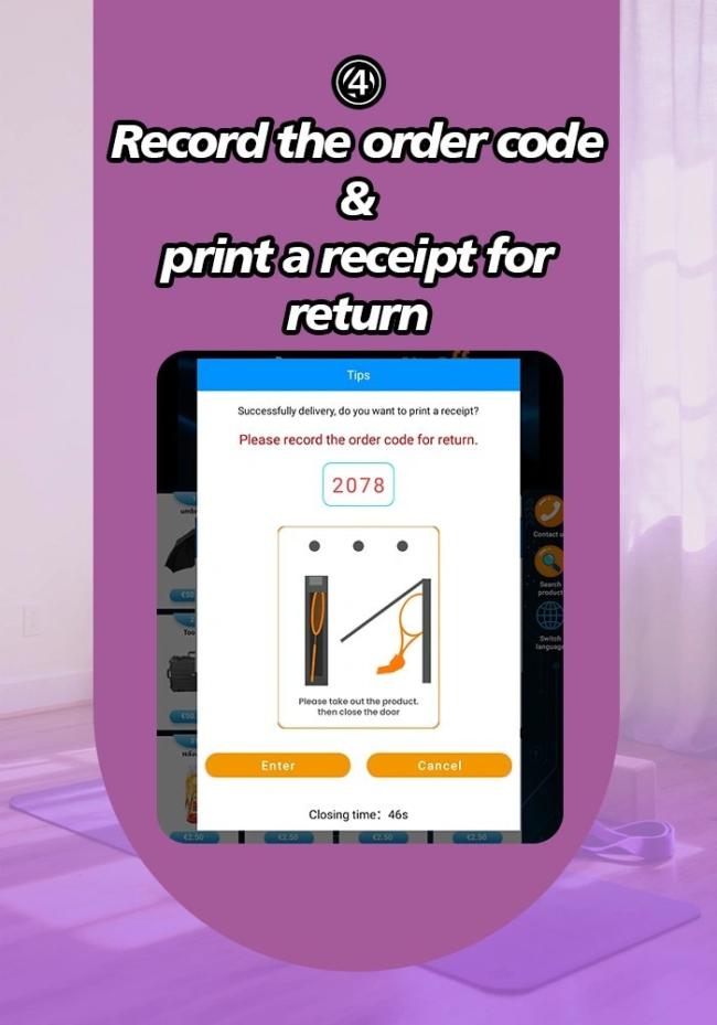 Locker vending machine payment options