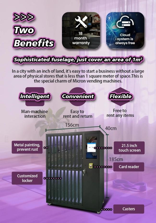 Locker vending machine with multiple items