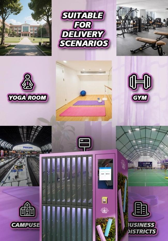 Locker vending machine full setup