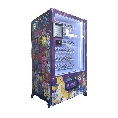 China Compact 10-Inch Screen Vending Machine With Customized Stickers for Pokémon & TCG Card Sales for sale