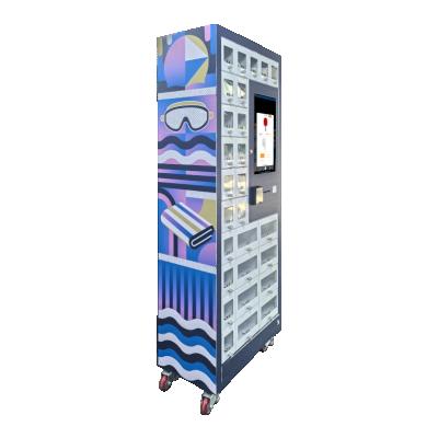 China Locker Vending Machine for Renting Swimming Supplies With Receipt Printer for sale