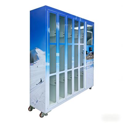 China Ski Resorts Smart Snowboard Rental Locker Vending Machine With Rental System for sale
