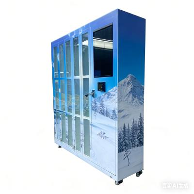 China Skis Rental Locker Vending Machine With Card Reader for Ski Resorts for sale