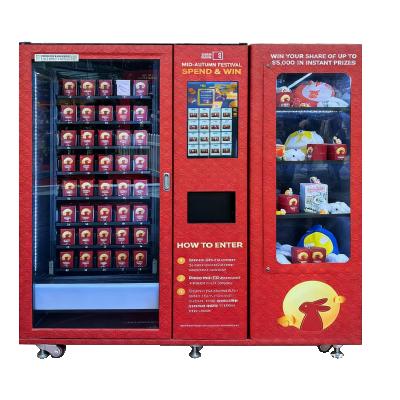 China Smart Blind Box Vending Machine With Transparent Display Cabinet & Elevator — Self-Service Collectible & Blind Box Vending Machine for sale