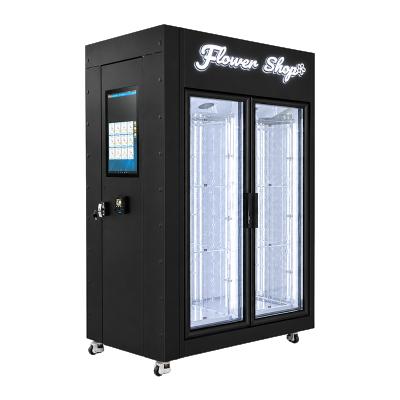 China Flower Vending Machine enabling fresh flower purchases anytime in airports hospitals and public venues without employees for sale