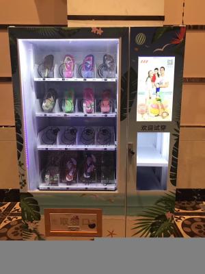 China Socks Automatic Vending Machine Customized Logo And Sticker LED Lighting, Micron for sale