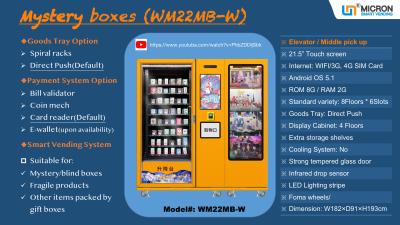 China Lucky Box, caixa cega, desenhos animados Toy Vending Machine, máquina rentável de Venidng, vendas quentes, PNF Mart Vending Machine. à venda
