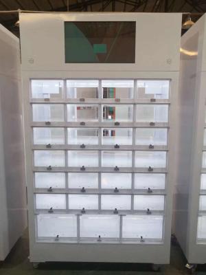 China Máquina de venda automática refrigerando personalizada do cacifo do tela táctil de 22 polegadas para o ovo com sistema esperto à venda