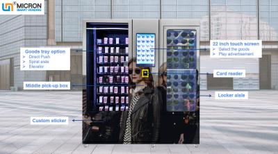 China 662 de Self - serviceAutomaten van de capaciteits Zwarte Blinde Doos met Toonzaallift Te koop