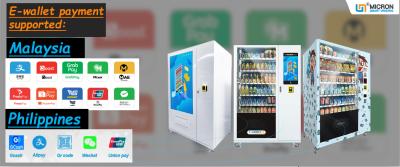 Китай Умный автомат ПОПА экрана касания с Cashless системой платежей кода Qr продается
