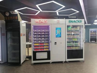 China Snack Food Vending Machines For Sale With Refrigeration Touch Screen Micron Smart Vending Machine for sale