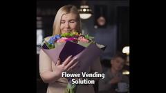 Fresh flower vending machine customer case. Grow your flower business with our super smart vending