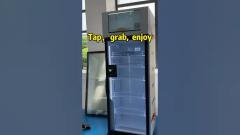 Micron AI Vending Fridge Smart AI Techonology Solution for 24/7 Retail 10000+ AI Vending Machine in Operation