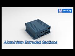 6063 Aluminium Extruded Sections Power Supply Housing Corrosion Resistant