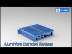 Alloy Aluminium Extruded Sections Case AL6063 Easily Anodised