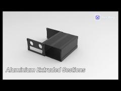CNC Aluminium Extruded Sections AL6063 Alloy For Driver Power